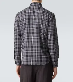TOM FORD Checked Cotton Twill Western Shirt