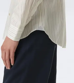 Eleventy Striped Twill Shirt