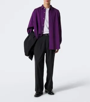 A.PRESSE Cotton Twill Shirt