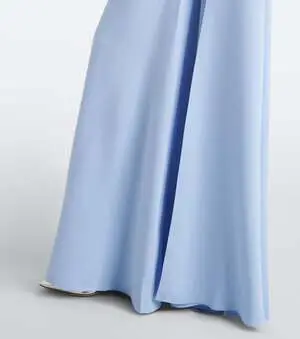 Carolina Herrera Embellished Crepe Gown