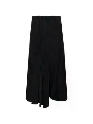 Y’s Gather-pleated Wide-leg Trousers