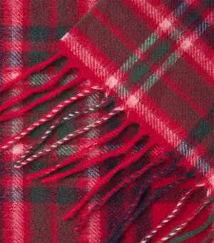 Harrods Cashmere Tartan Scarf