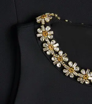 Sandro Crystal-embellished Mini Dress