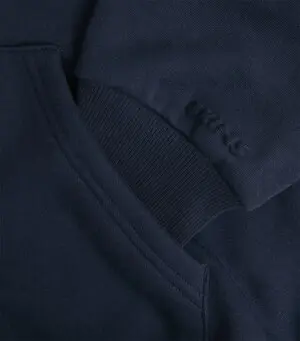 SKIMS Cotton-blend Fleece Classic Hoodie - Navy