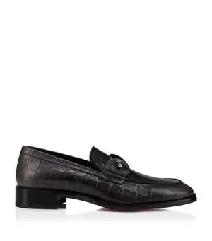 CHRISTIAN LOUBOUTIN Chambelimoc Leather Loafers