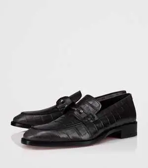 CHRISTIAN LOUBOUTIN Chambelimoc Leather Loafers