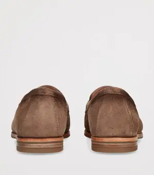 Santoni Suede Carla Loafers