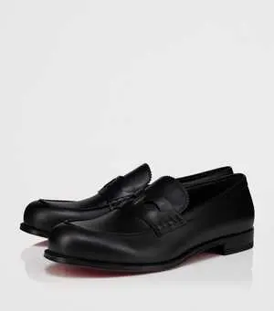 CHRISTIAN LOUBOUTIN Circ Leather Loafers