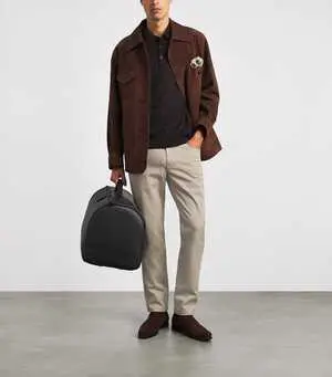 Purdey Cotton-blend Five-pocket Trousers