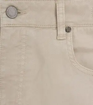 Purdey Cotton-blend Five-pocket Trousers