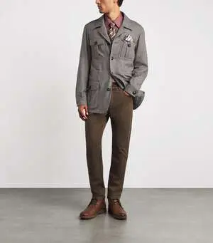Purdey Wool-silk-cashmere Kalahari Jacket