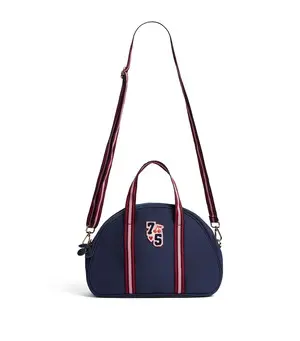 Bonpoint Appliqué Shoulder Bag - Navy