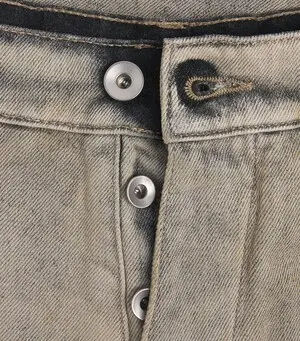 Rick Owens Bolan Cut-off Denim Shorts
