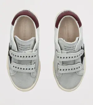 GOLDEN GOOSE May School Velcro Sneakers