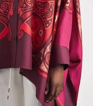 La DoubleJ Silk Foulard Blouse