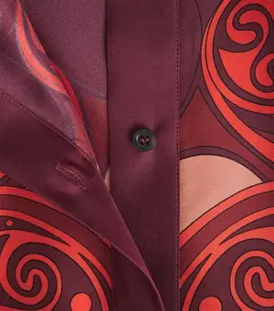La DoubleJ Silk Foulard Blouse