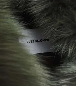 YVES SALOMON Wool-cashmere Fur-trim Coat