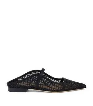 MALONE SOULIERS Sequin Mesh Maureen Mules