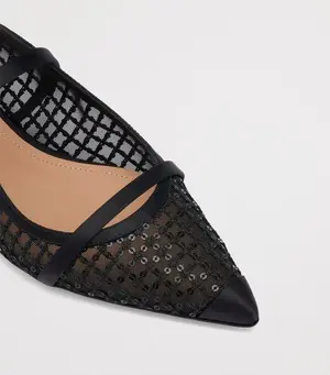 MALONE SOULIERS Sequin Mesh Maureen Mules