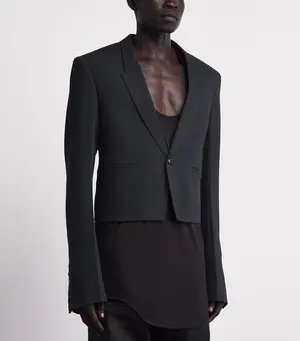 Rick Owens Virgin Wool Alice Blazer