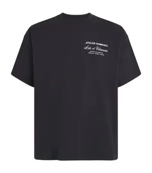 DOMREBEL Cotton Arts Vetements T-shirt - Black