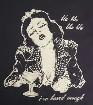 DOMREBEL Cotton Chatterbox T-shirt