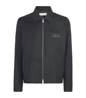 DOMREBEL Virgin Wool Backstage Bomber Jacket