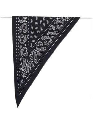 Destin Printed Bandana Foulard - Blue