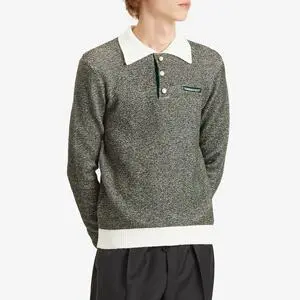 Casablanca Boucle Stripe Polo