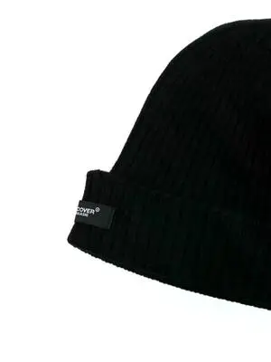 Undercover Ribbed-knit Beanie Hat - Black
