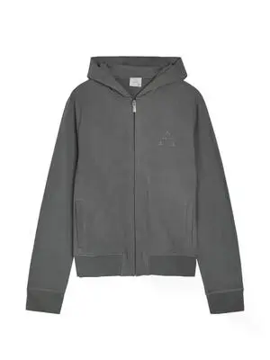 AN-Y1 Logo-print Zip-up Hoodie
