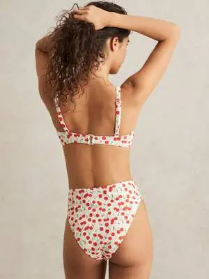 Good American Balconette Bikini Top - Cherry