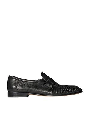 THE ROW Soft Loafer - Black