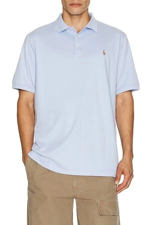 Polo Ralph Lauren Short Sleeve Soft Touch Polo - Pebble Blue