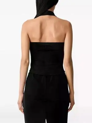 Vetements Fine-ribbed Halterneck Tank Top