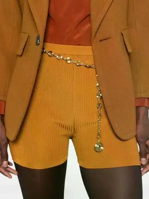 Saint Laurent Ribbed-knit Shorts