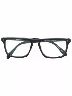Oliver Spencer Bernardo-r Square-frame Eyeglasses - Black