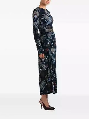 Cara Cara Piermond Paisley-print Maxi Dress - Blue