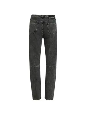 Karl Lagerfeld High-rise Straight Zip Jeans