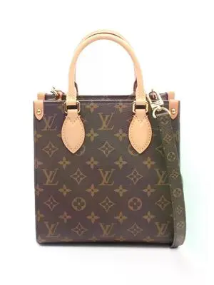 LOUIS VUITTON 2020-2026 Monogram Sac Plat Bb Satchel - Brown