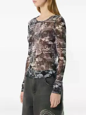 Blumarine Printed Jersey T-shirt