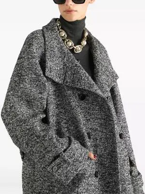Dolce & Gabbana Double-breasted Wool-blend Coat
