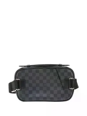 LOUIS VUITTON 2016 Damier Graphite Ambler Belt Bag