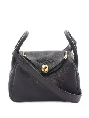 Hermès 2026 Mini Lindy Tote Bag - Black