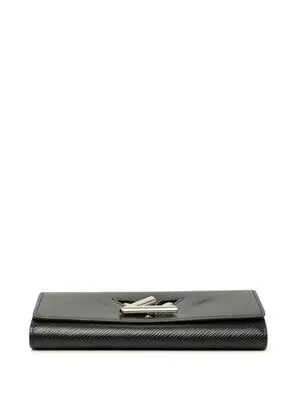 LOUIS VUITTON 2019 Epi Twist Wallet Long Wallets