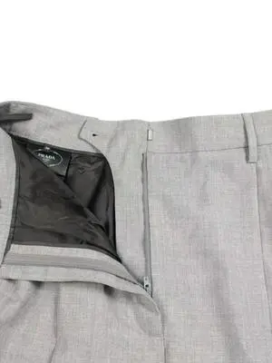 Prada 2010s Pleated Wool Trousers