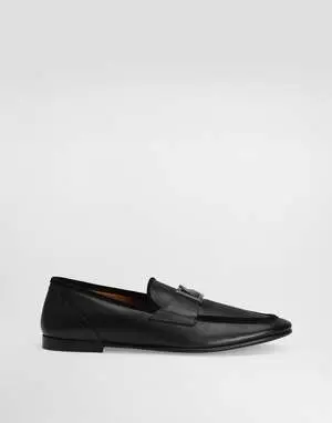 Dolce & Gabbana Calfskin Loafers Driver Shoes And Loafers - Black