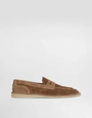 Dolce & Gabbana Calfskin Loafers Driver Shoes And Loafers - Brown