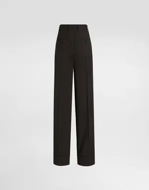 Dolce & Gabbana Flared Woolen Pants Pants And Shorts Wool