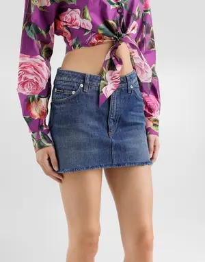 Dolce & Gabbana Denim Miniskirt